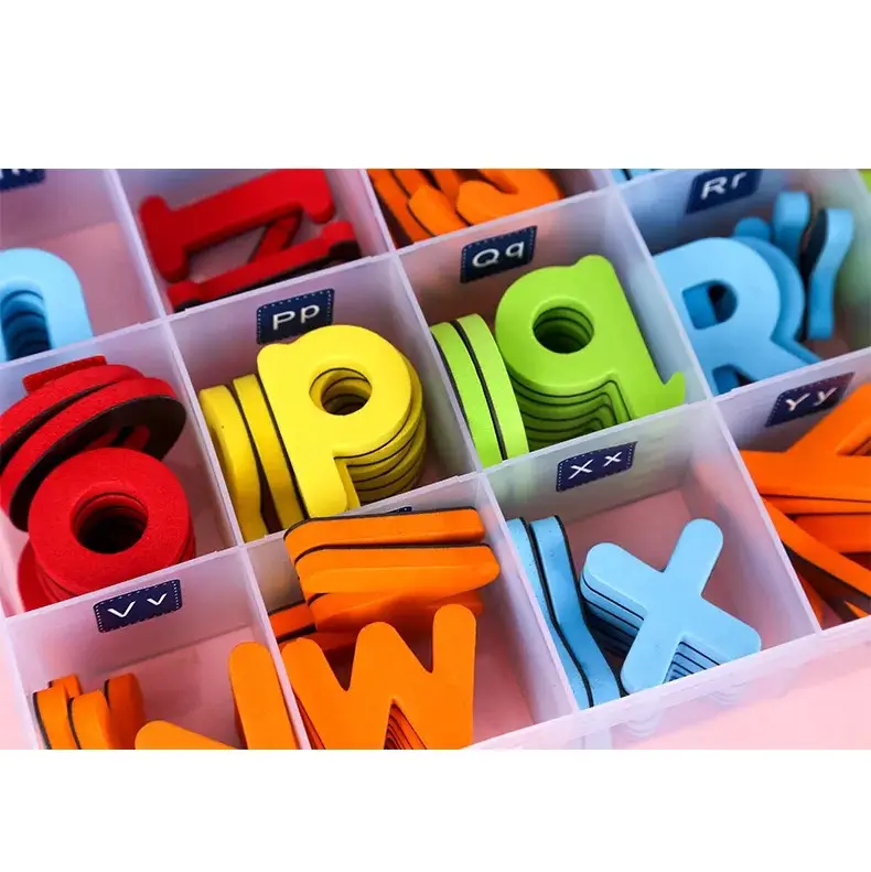 Caja Letras Móviles 253 piezas – Juguetes Colibrí