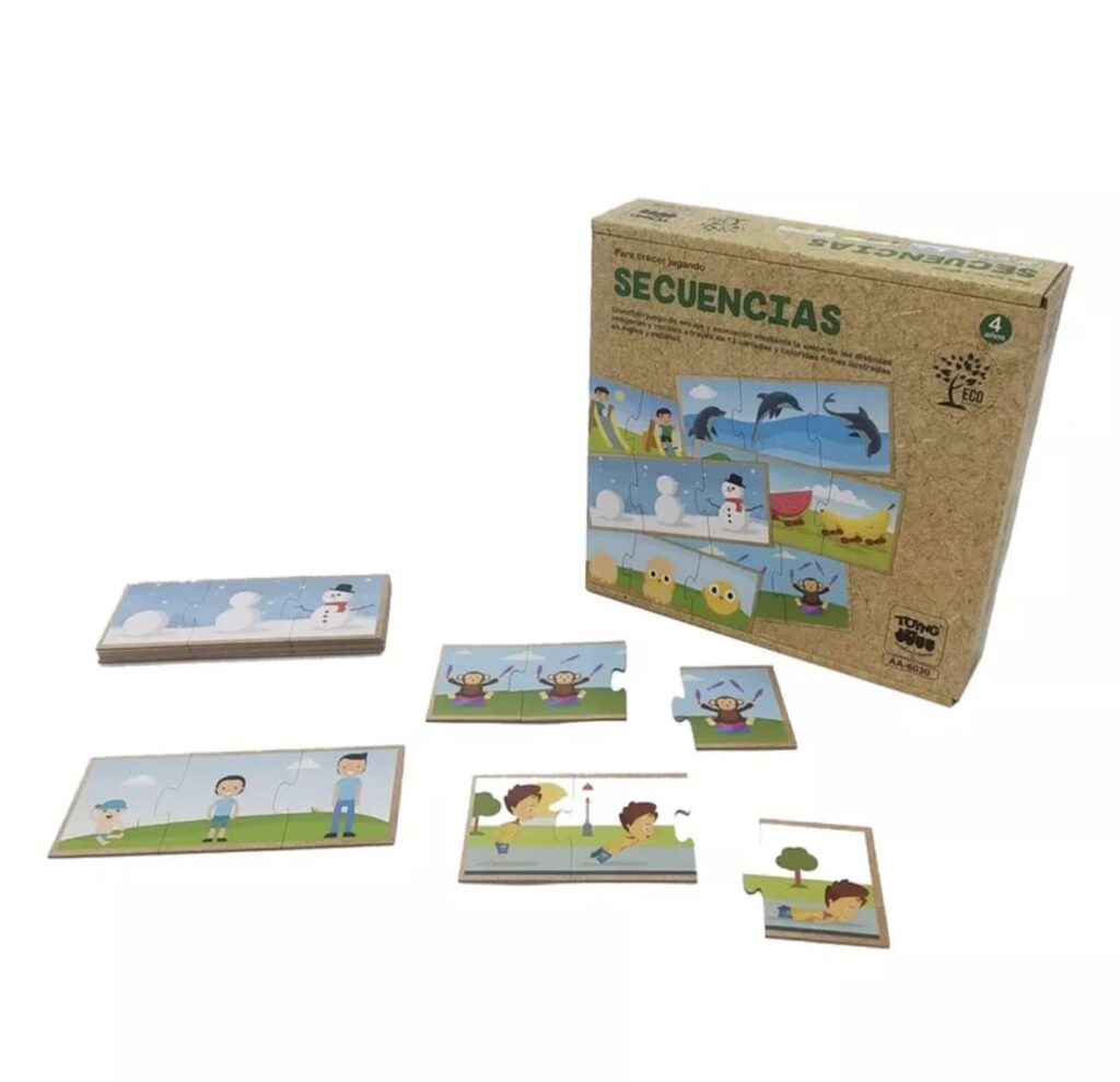 Puzzle secuencias asociación – Juguetes Colibrí